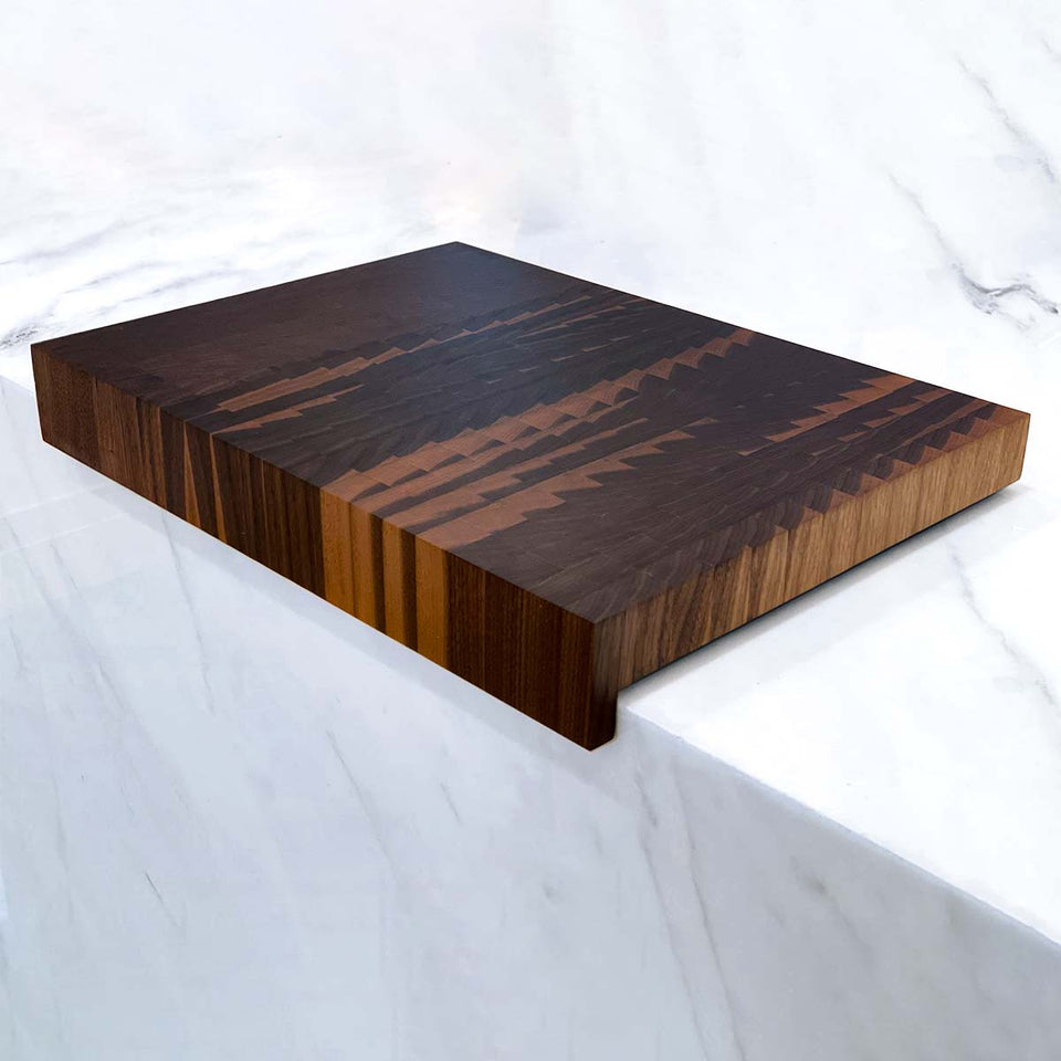 Walnut End Grain Cutting Board "The Hawthorne"